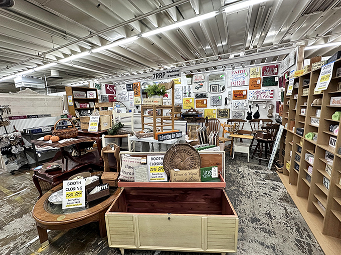 Home decor heaven or organized chaos? Either way, it's a treasure hunter's dream come true.