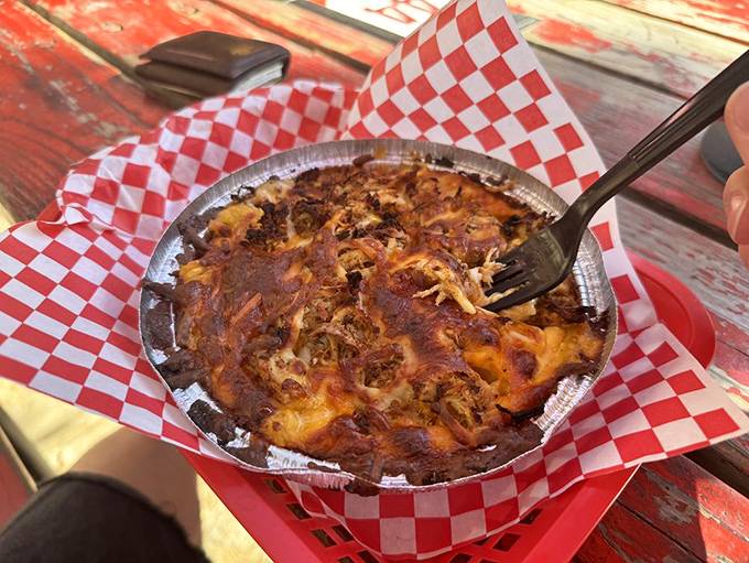 Jerk chicken mac that's anything but jerky. This Caribbean-inspired dish brings the heat and the sweet, making your taste buds do the happy dance.