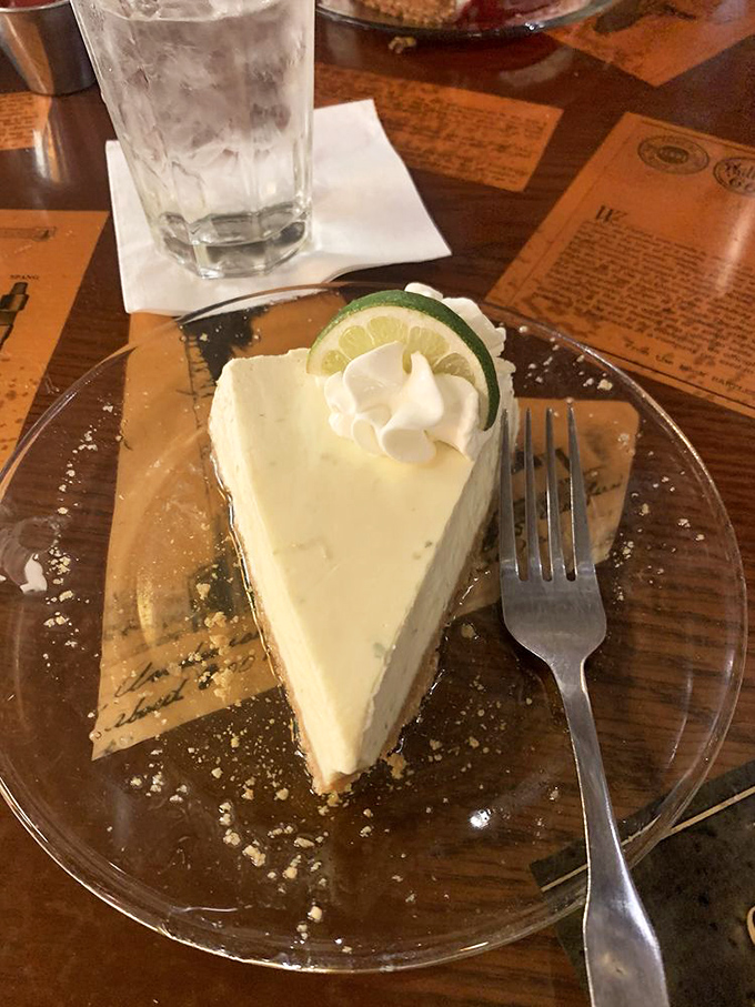 Key lime pie that's zestier than a retiree's Facebook comments. One bite, and you'll be planning your next Florida vacation!