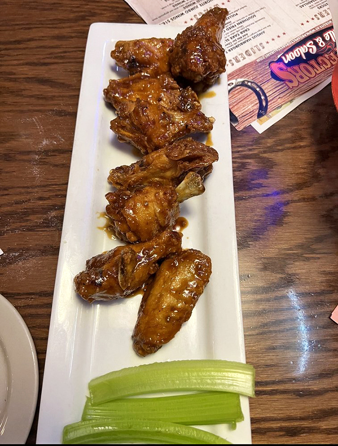Great Scott! These wings pack more of a punch than Muhammad Ali in his prime. Brace yourself for a flavor knockout!