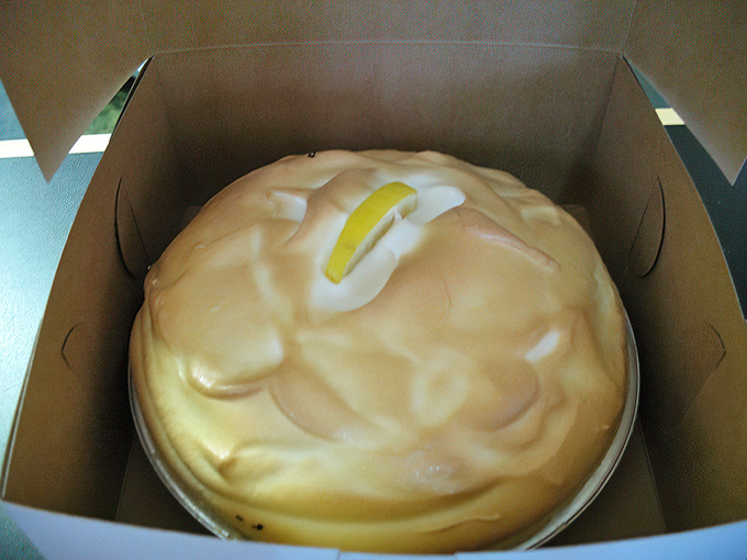 Lemon meringue pie with peaks higher than the Rockies. It's a zesty Everest that your taste buds will gladly climb.