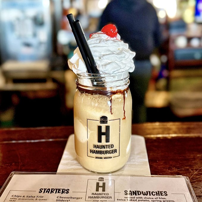 Dessert or drink? Why not both! This Mudslide is a sweet serenade in a glass, topped with enough whipped cream to make a cloud jealous.