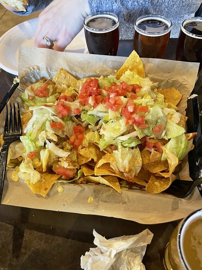 BBQ nachos that brilliantly blur the line between Tex-Mex and smokehouse traditions&mdash;a cross-cultural revelation worth every messy bite.