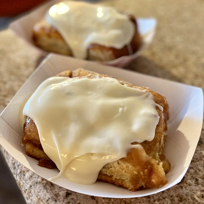 Meet the OG of Old West &ndash; the original cinnamon roll. It's like a warm hug for your mouth, minus the awkward small talk.