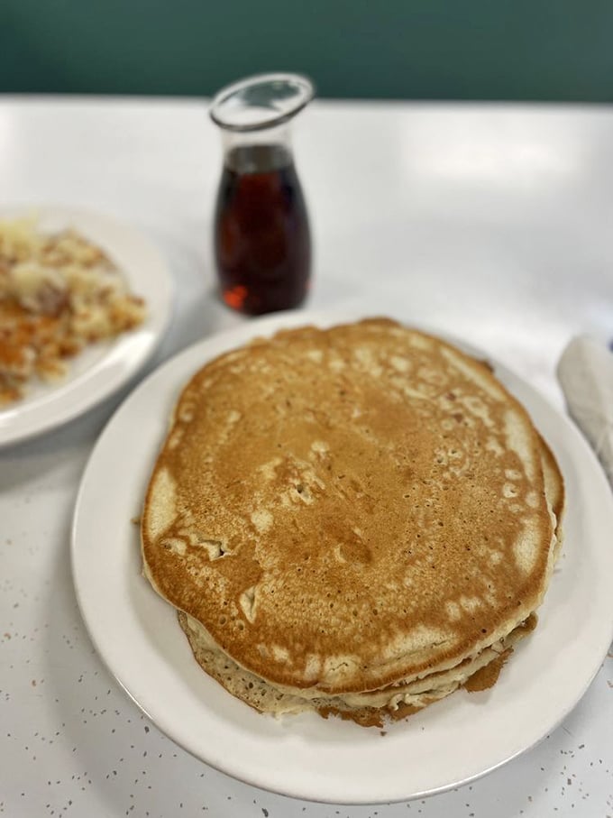 Pancakes so fluffy, they could double as pillows. Just don't try to nap on them &ndash; that'd be a sticky situation!