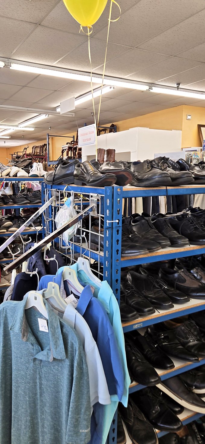 If Imelda Marcos had a yard sale, it might look something like this. From stilettos to sneakers, every sole has a story.