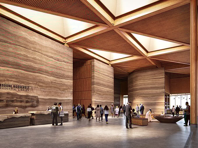 Books and bison unite at the Theodore Roosevelt Presidential Library. It's where history buffs and nature lovers can have a meeting of the minds.