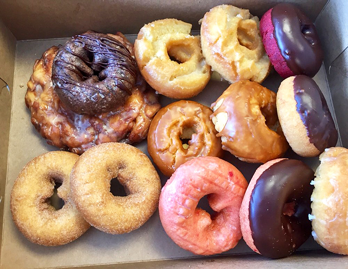 Holy fritter, Batman! This apple-packed powerhouse is the superhero of the donut world, ready to save your morning.