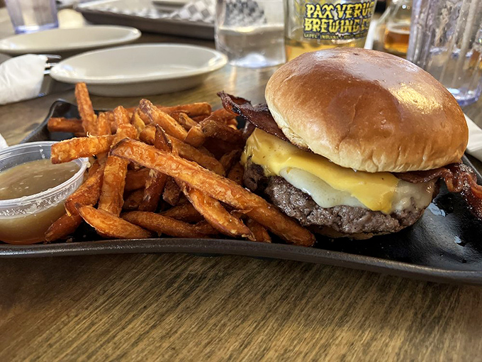 Meet the 317 Burger, a local legend that's about to become your new best friend. Resistance is futile!