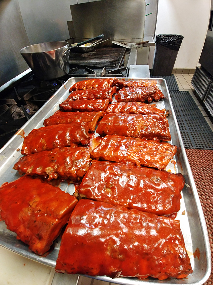 Saucy seduction! These ribs are so tender, they practically fall off the bone with a wink. Napkins required, inhibitions optional.