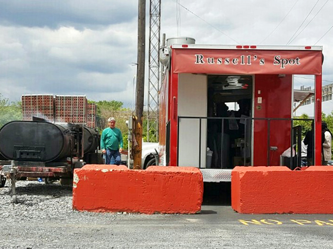 Behind the scenes at BBQ central. This is where the smoke signals of deliciousness are sent out to hungry Delawareans.