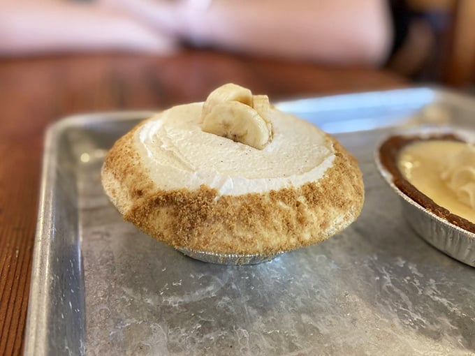 Meet the Banana Cream Dream Team! This pie's got more curves than a hula dancer and twice the charm.