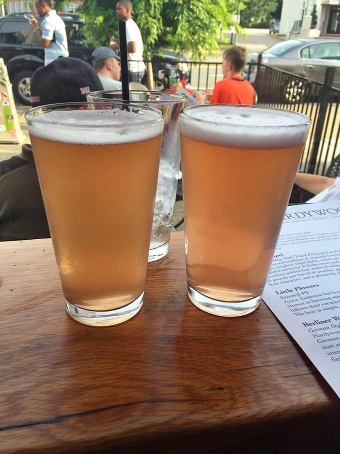 Berliner Weisse: A beer so refreshing, it's like a liquid high-five for your palate. Perfect for washing down those epic burgers.