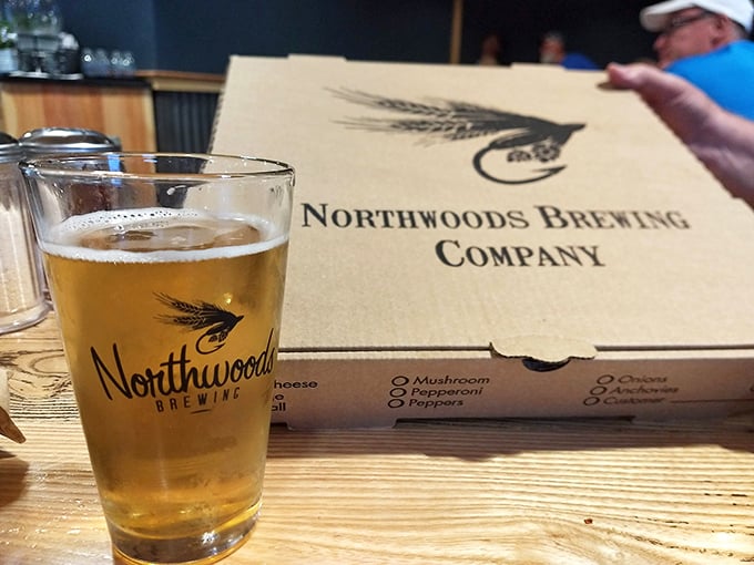 Looks like Northwoods Brewing Company is giving the coffee a run for its money. When in Rome... or Northwood, as the case may be!