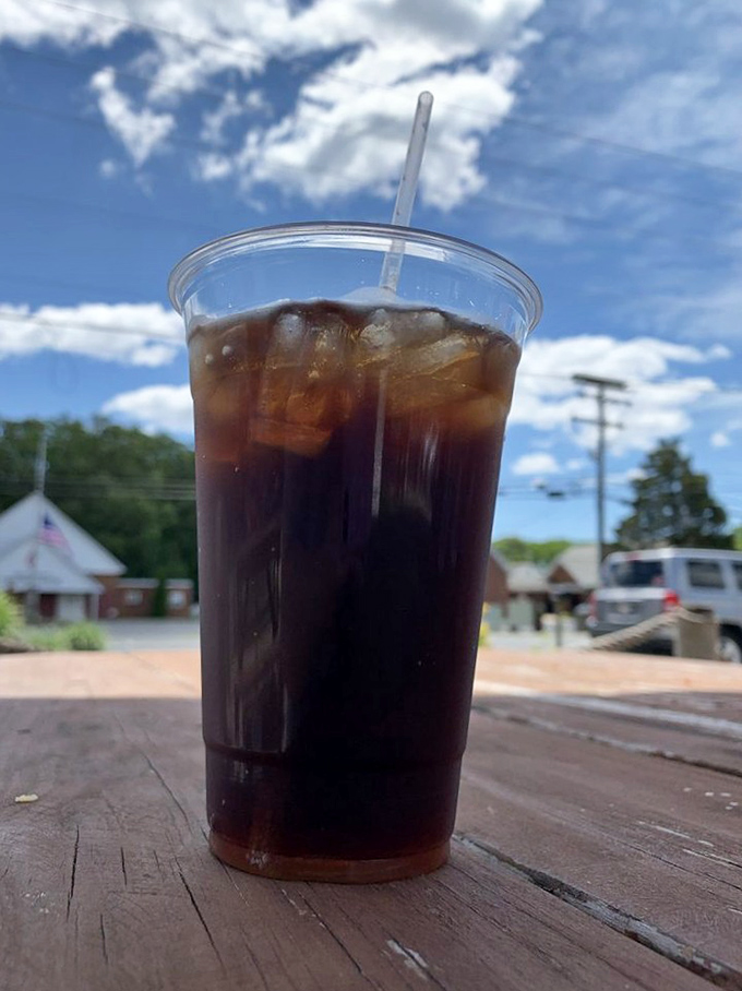 Forget the Bay &ndash; dive into this refreshing sea of iced tea! The perfect companion for a sunny Maryland afternoon.