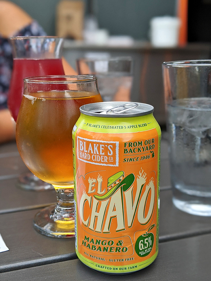 Quench your thirst with a sip of summer! This fruity hard cider is the perfect sidekick to Kuma's flavor-packed burgers.
