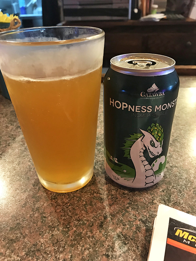 Hoppy days are here again! Nothing complements a hearty meal like a cold craft brew. This Hopness Monster is ready to tame your thirst.