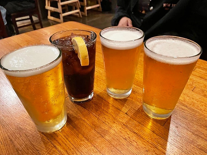 Cheers to choices! Whether you're team beer, cocktail, or designated driver, The Kettle's beverage lineup has something to wet every whistle.