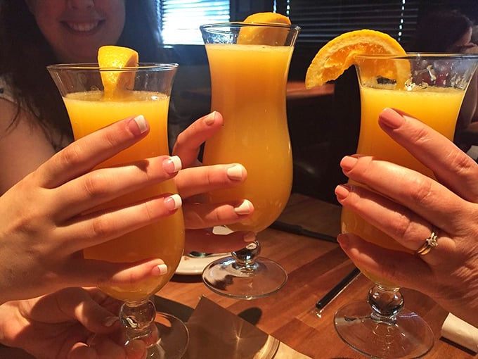 Mimosas: because sometimes orange juice needs to live its best life too. The perfect brunch companion awaits.