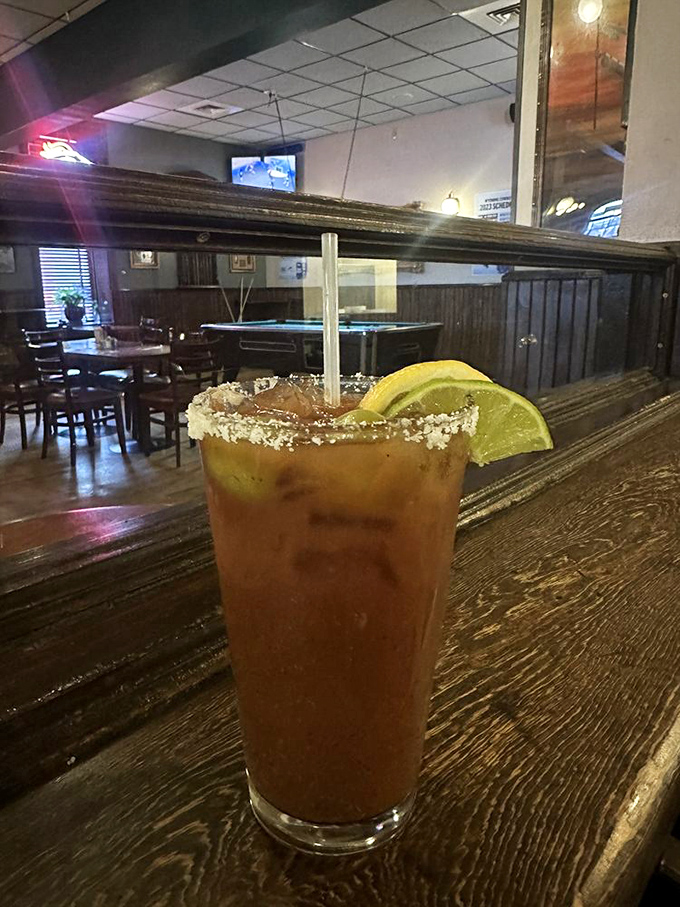 A Bloody Mary that's practically a meal in itself. It's like a garden party in a glass &ndash; with a kick!