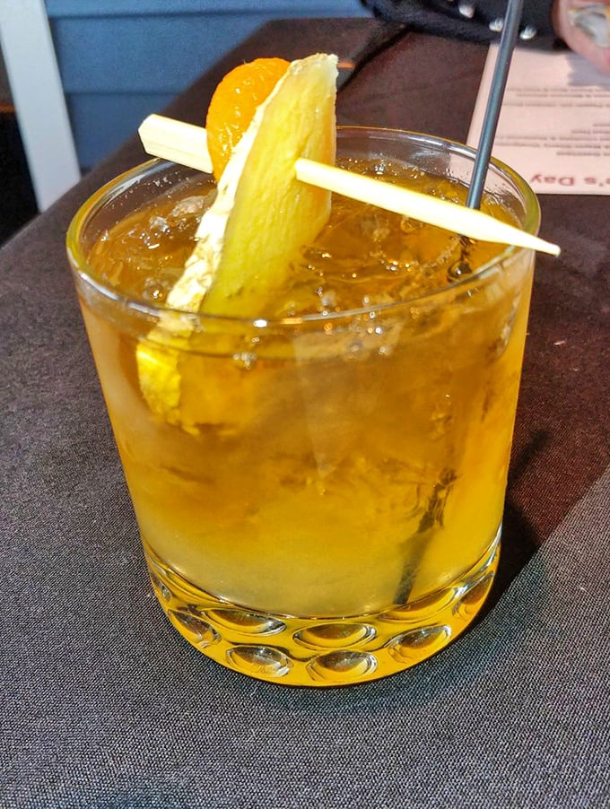 A cocktail that's more refreshing than a dip in the Kentucky River on a hot summer day. Sip slowly and savor the moment.