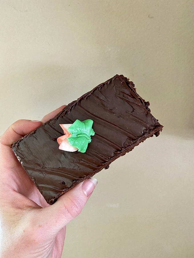 Chocolate lovers, rejoice! This brownie isn't just a dessert, it's a mood-altering substance that should probably be regulated.