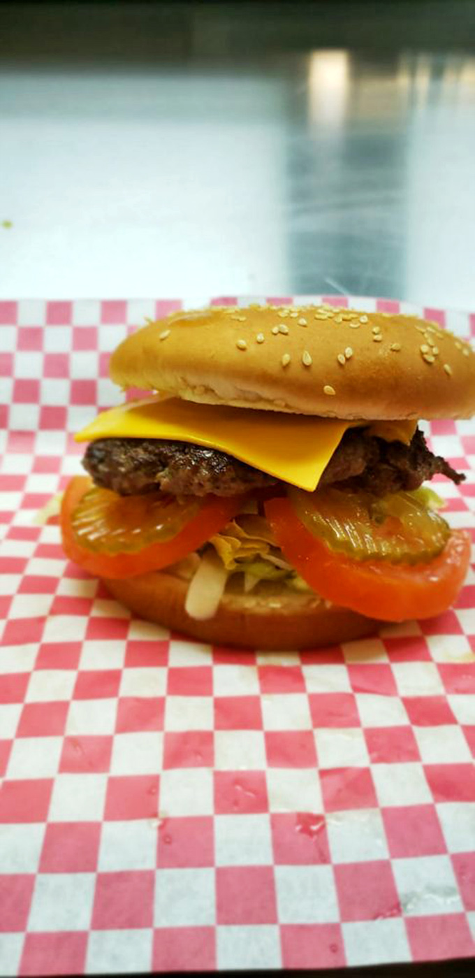 A classic American cheeseburger that doesn't need Instagram filters&mdash;just your full attention and an empty stomach.