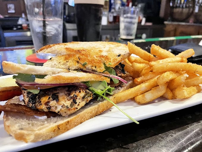 Cluck yeah! This chicken sandwich is so good, it'll have you crossing the road for more. No fowl play here!