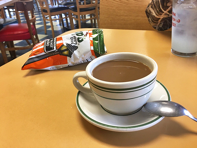 Java jive! Nothing beats a good cup of joe to wash down all that pie – it's the yin to your sugar-high yang.