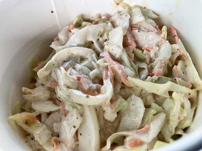 Creamy, crunchy, and cool &ndash; this coleslaw is the unsung hero of the barbecue world, ready to refresh your palate between meat marathons.
