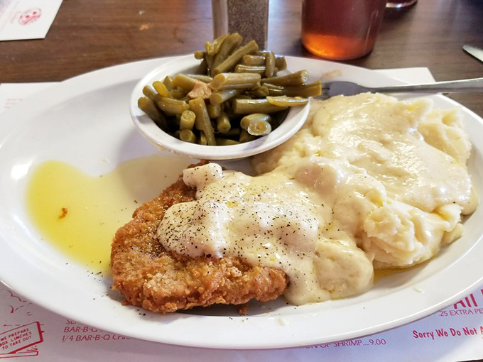 Country fried steak: because sometimes you need your meat to wear a crispy jacket. Comfort food that gives you a warm, Southern hug.