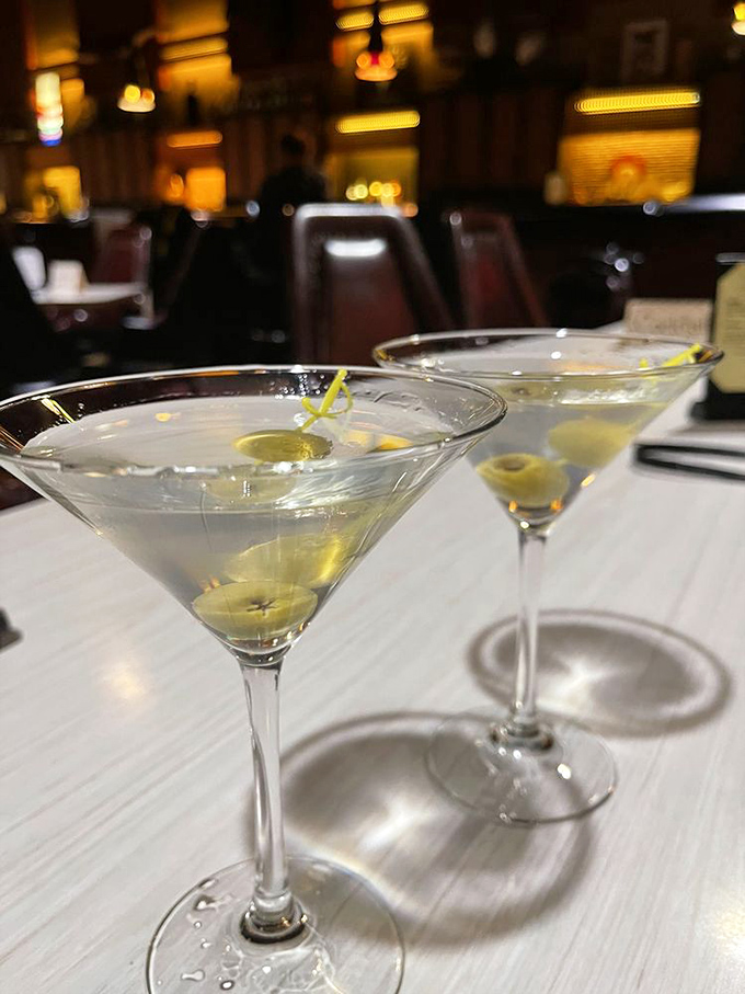 Martinis so crisp and clear, James Bond would approve. These aren't just cocktails; they're liquid time machines transporting you to a more sophisticated era.