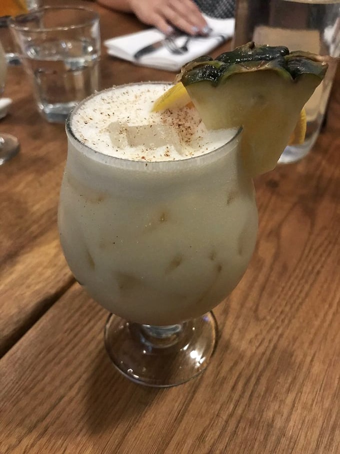 Cheers to good times and great drinks! This frosty concoction looks like it could cool you down faster than jumping into a Vermont swimming hole on a hot summer day.