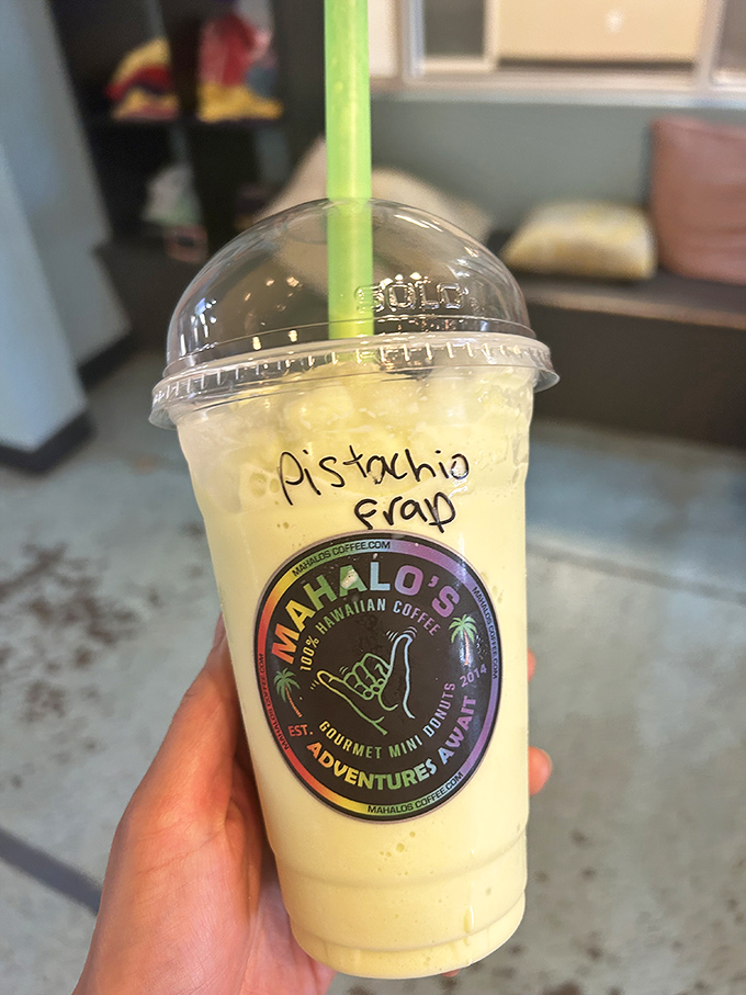 Sip, sip, hooray! This Pistachio Frap is the cool companion your taste buds never knew they needed.