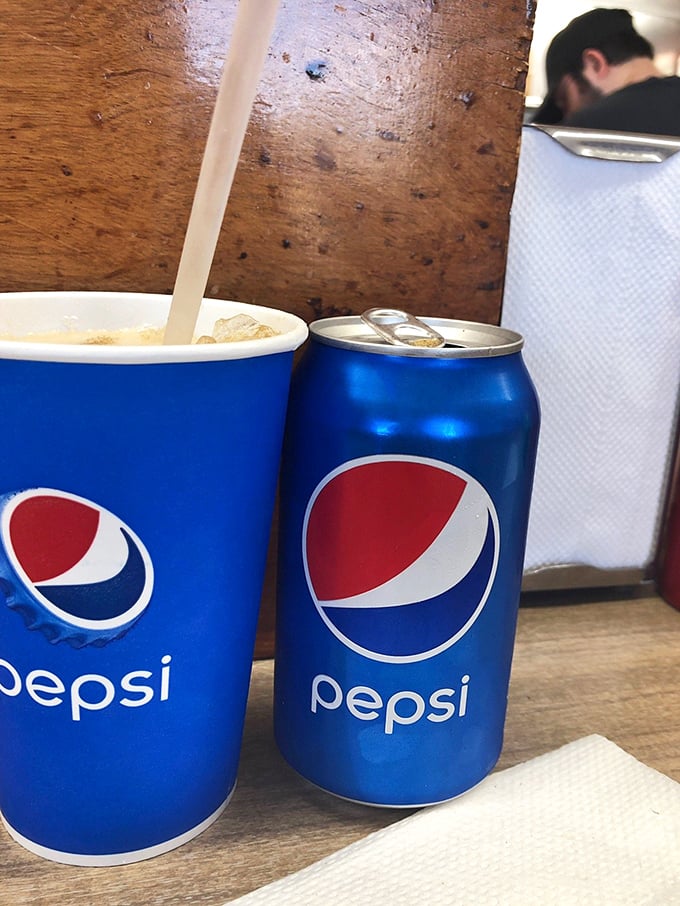 Pepsi and burgers: A match made in diner heaven. These ice-cold sips are the perfect sidekick to Johnson's legendary patties.