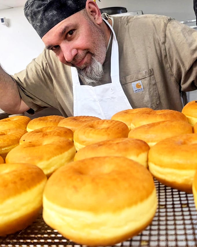 Fresh out of the oven, these pillowy rounds of joy are the reason alarm clocks were invented. Rise and shine, indeed!