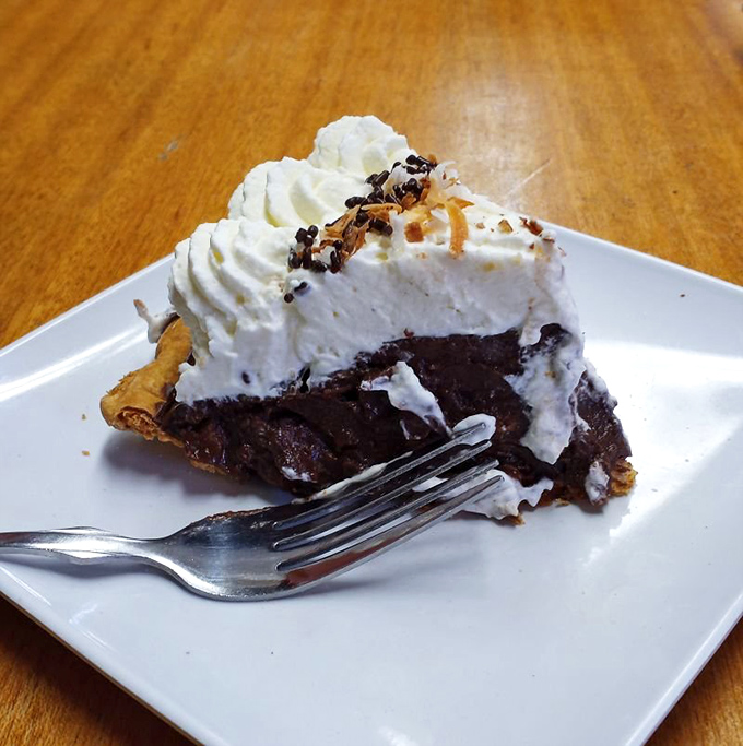 German engineering at its finest! This chocolate cream pie is smoother than a luxury sedan on the Autobahn.