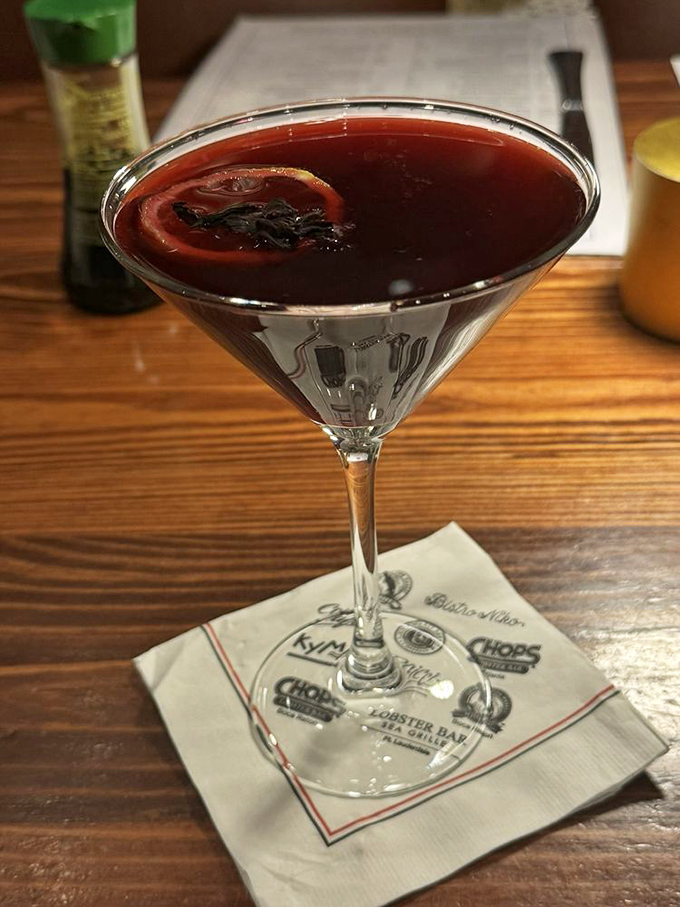 Sipping on summer vibes. This cocktail's got more flair than a Broadway show.