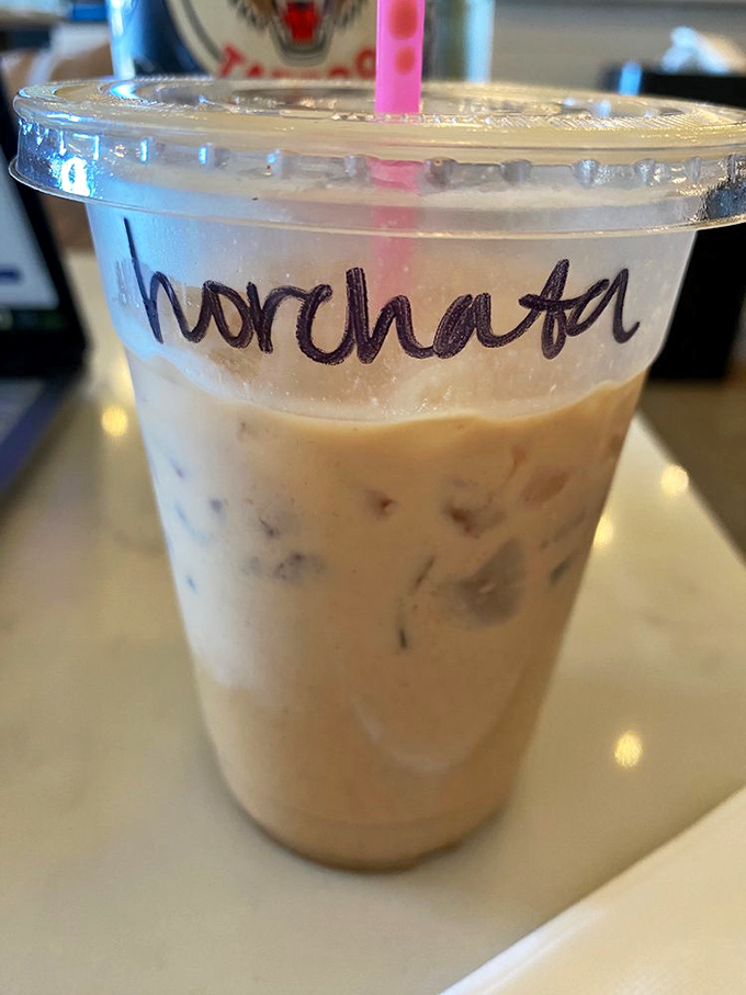 Horchata latte? More like "hor-cha-cha-cha"! This creamy, cinnamon-spiced sip is doing a happy dance for my taste buds. It's a fiesta in a cup!