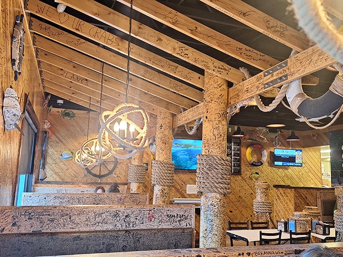 Yo ho ho and a bottle of&hellip; decor! This place looks like a pirate's Pinterest board come to life. Arrr-tfully done!