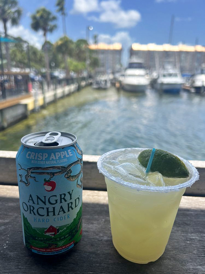 Cocktails with a view? Yes, please! This drink is like Florida sunshine in a glass.