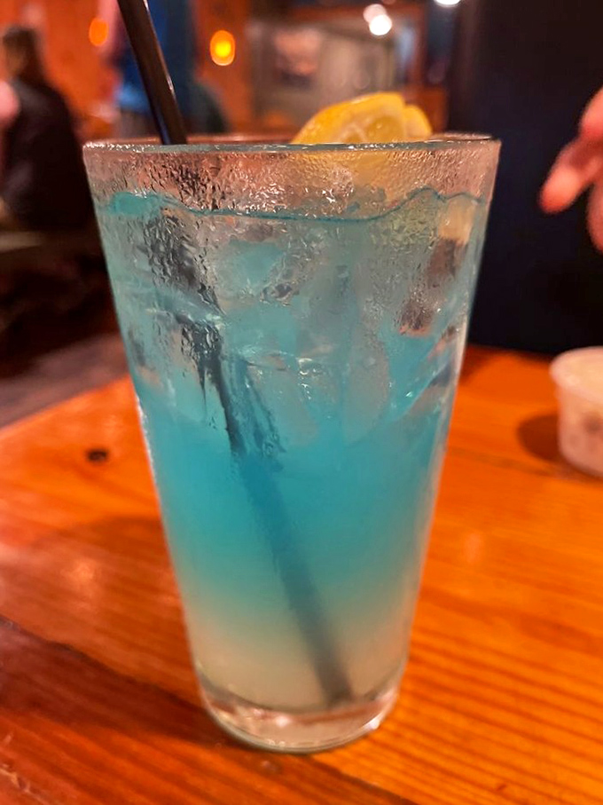 Is it a drink or an ocean in a glass? This Mermaid Lemonade looks like it could grant wishes or cure scurvy.
