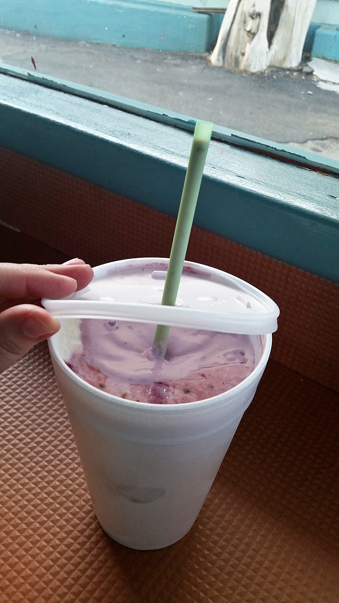 Milkshake so thick, you'll get an arm workout with that straw. But trust me, it's worth every slurp!