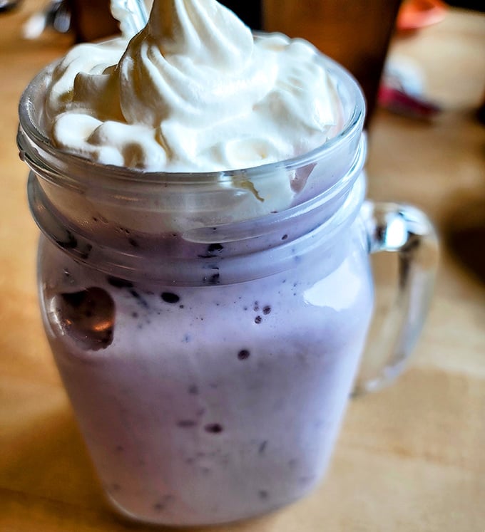 A milkshake so thick, you'll need a spoon and a straw. It's not a drink, it's a dessert masquerading as a beverage.