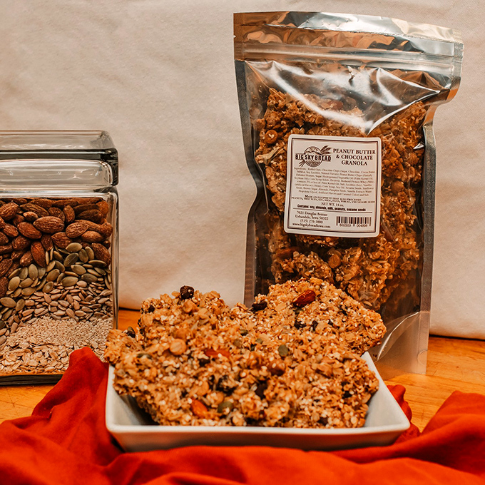 Granola that's gone rogue! This peanut butter and chocolate combo might just make you forget about your Reese's addiction.