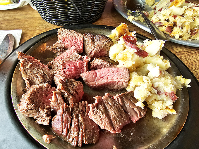 Ground round glory! This chopped sirloin is proof that sometimes, the best things in life come in unexpected packages.
