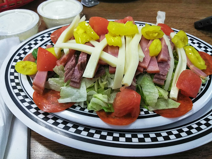 Who says you can't have a salad for breakfast? This colorful plate is like confetti for your digestive system's morning party.