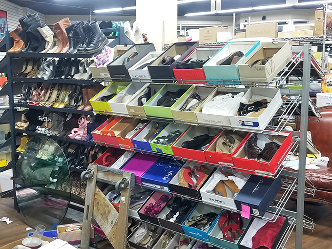 If Cinderella were a hipster... She'd find her glass slipper (and maybe some platform boots) in this Technicolor shoe bonanza.