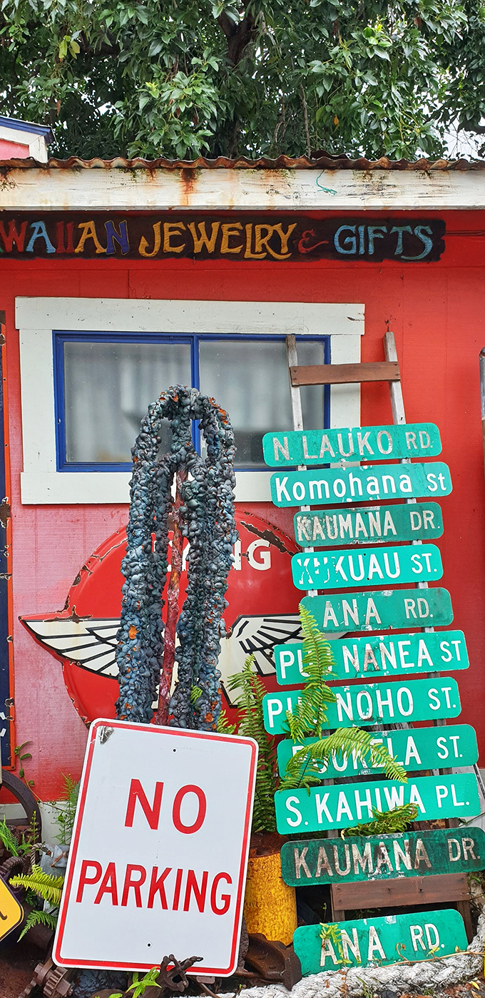 Lost? Found! These street signs might not get you home, but they'll certainly take you on a linguistic tour of Hawaii.