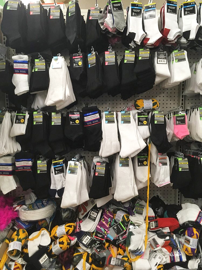 Sock heaven for New Yorkers who've sacrificed too many good pairs to mysterious laundromat disappearances and sidewalk puddles.